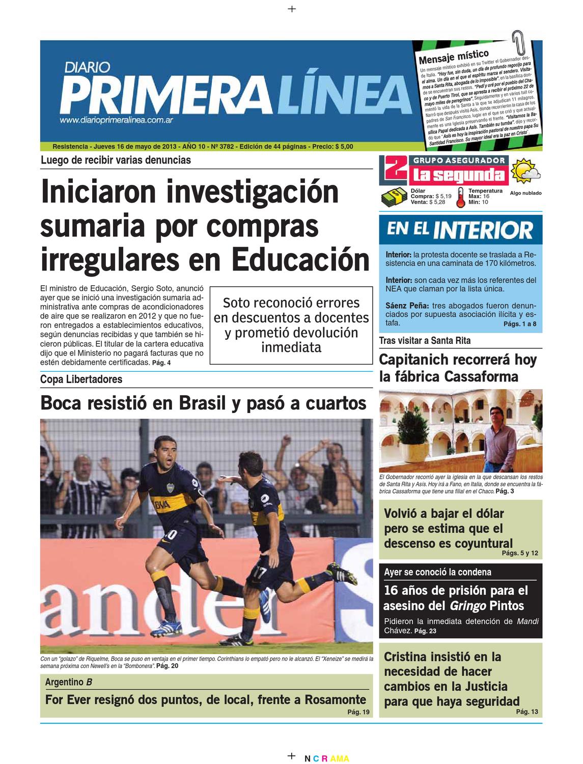 Primera Linea 3782 16-05-13 by Diario Primera Linea - Issuu
