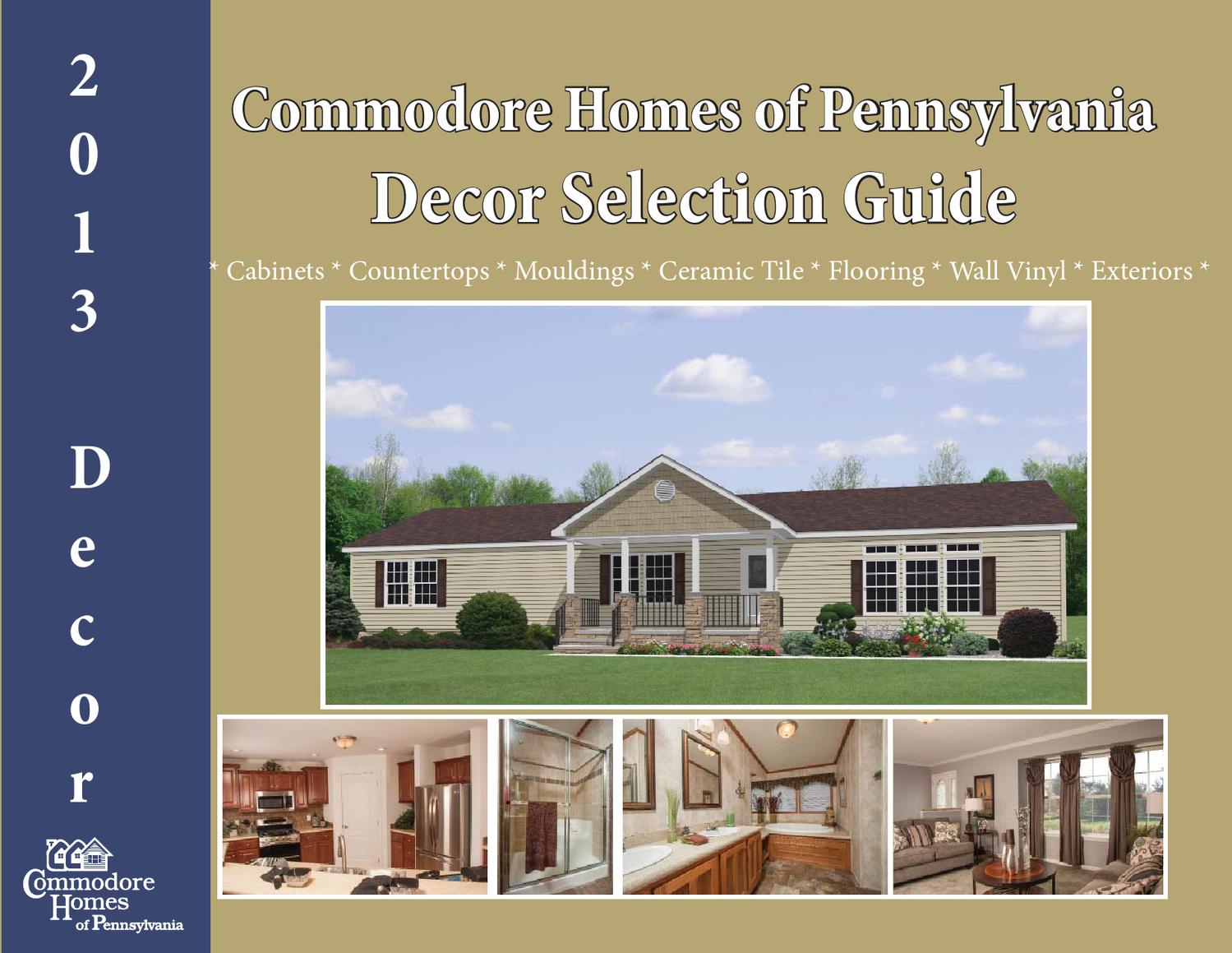 Commodore Homes of Pennsylvania Decor Selection Guide by Commodore ...