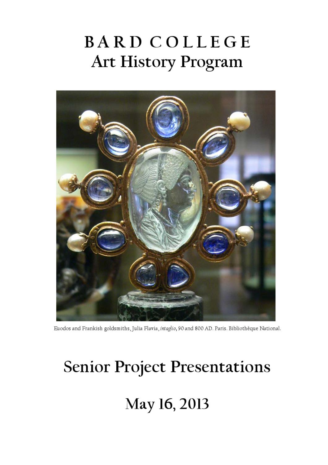 Art History Senior Projects 2013 by Bard College - Issuu