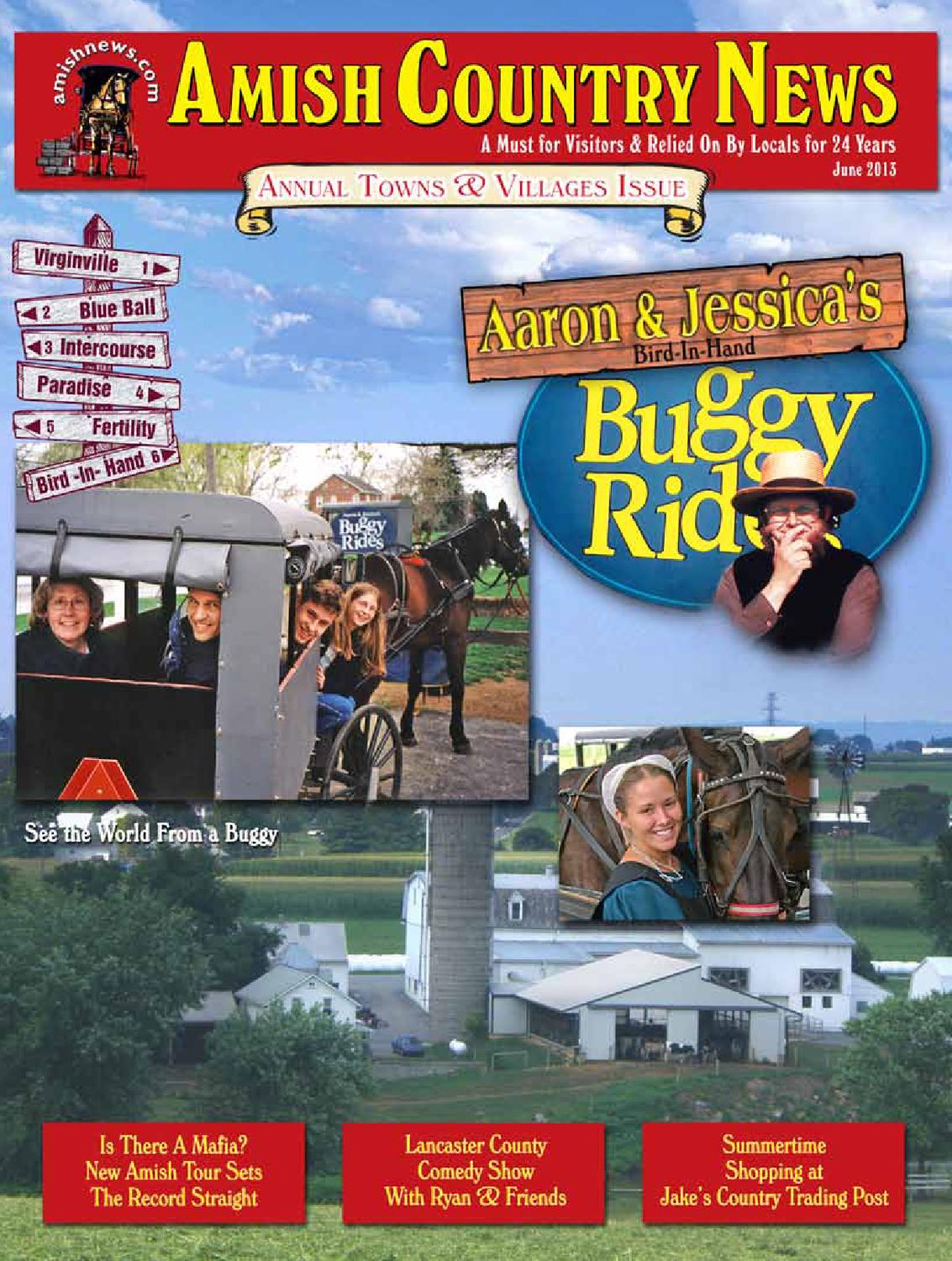 June 2013 issue of Amish Country News by Amish Country News - Issuu