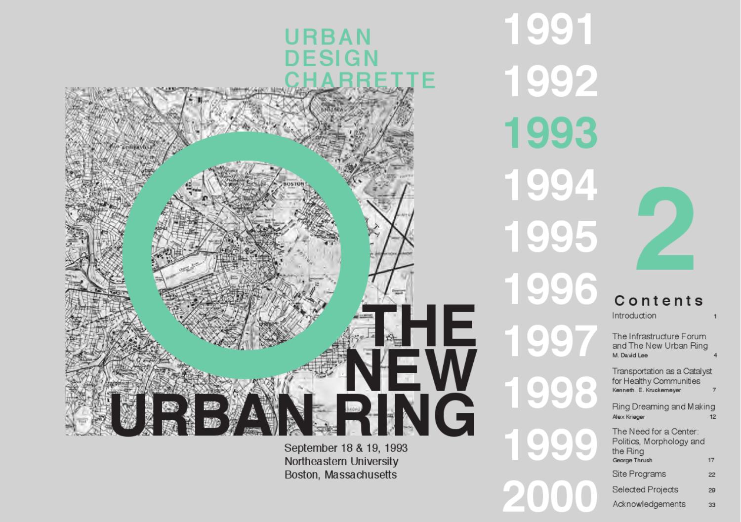 The New Urban Ring Design Charette by Northeastern School of ...