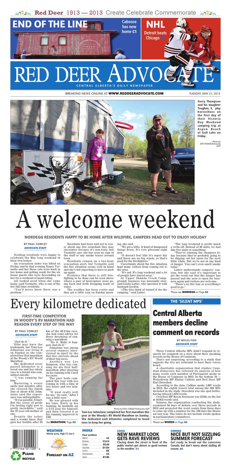 Red Deer Advocate, May 21, 2013 by Black Press Media Group - Issuu