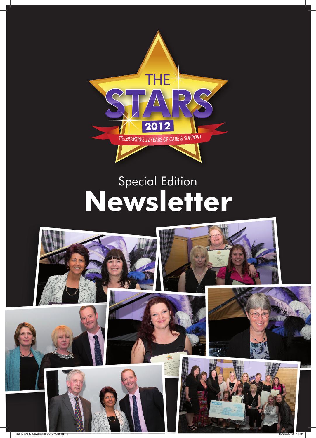 The Stars Newsletter 2012 by Avante Care & Support - Issuu