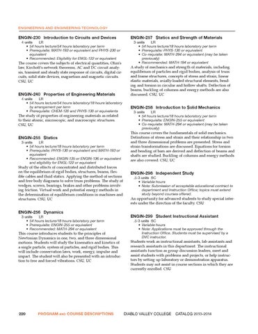 Diablo Valley College Catalog 2013-2014 by Diablo Valley College - Issuu