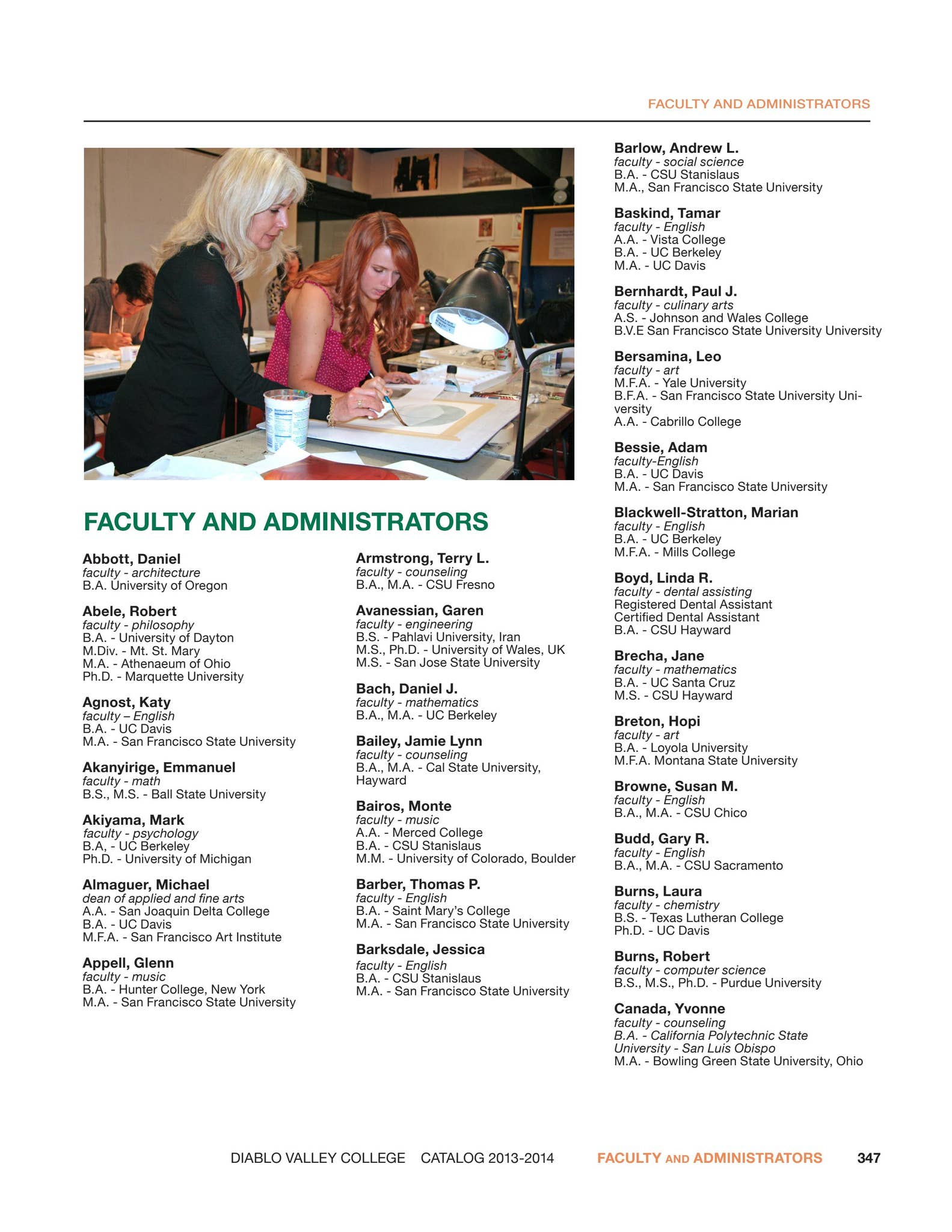 Diablo Valley College Catalog 2013-2014 by Diablo Valley College - Issuu