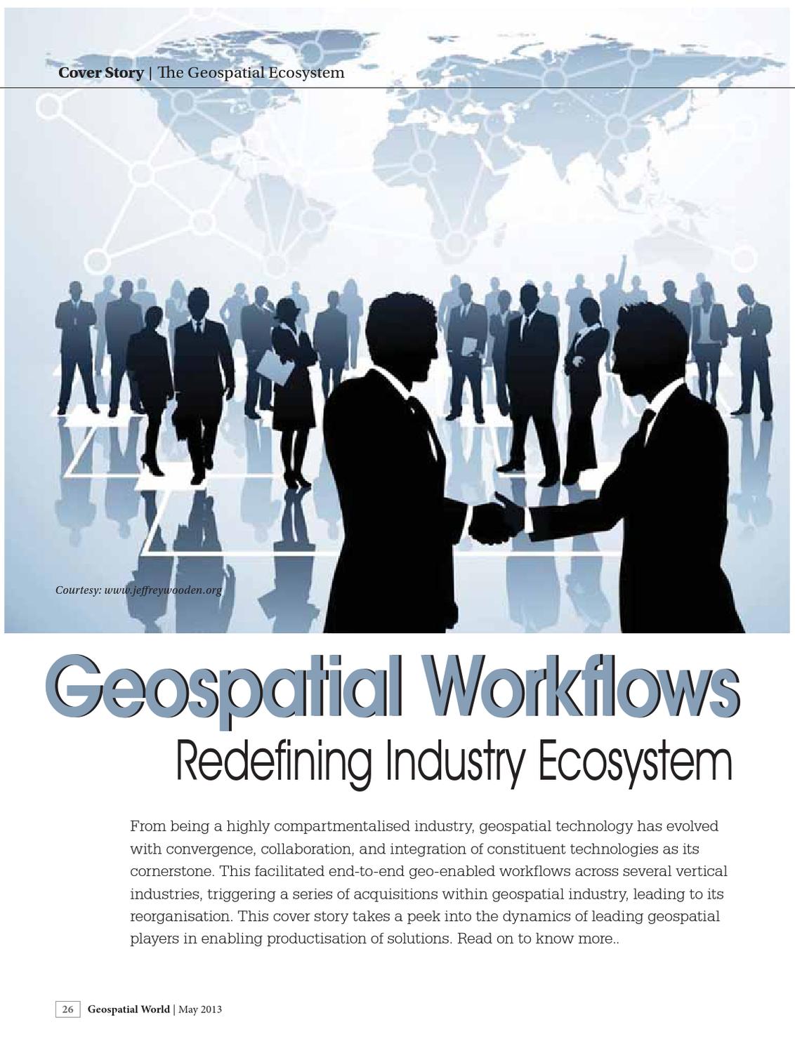 Geospatial Workflows - Redefining Industry ecosystem by Geospatial ...