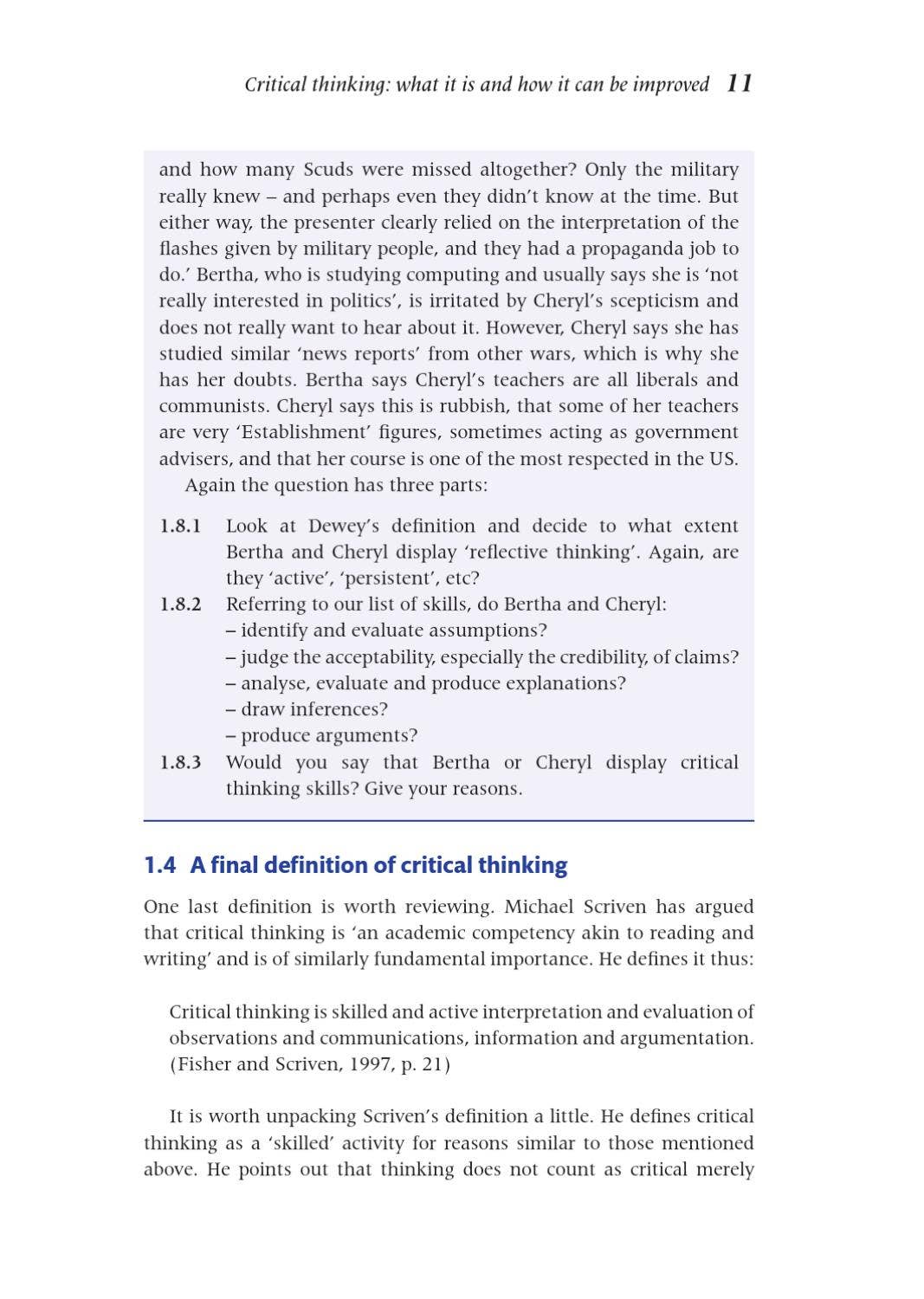 Critical Thinking: An Introduction (second edition) by Cambridge ...