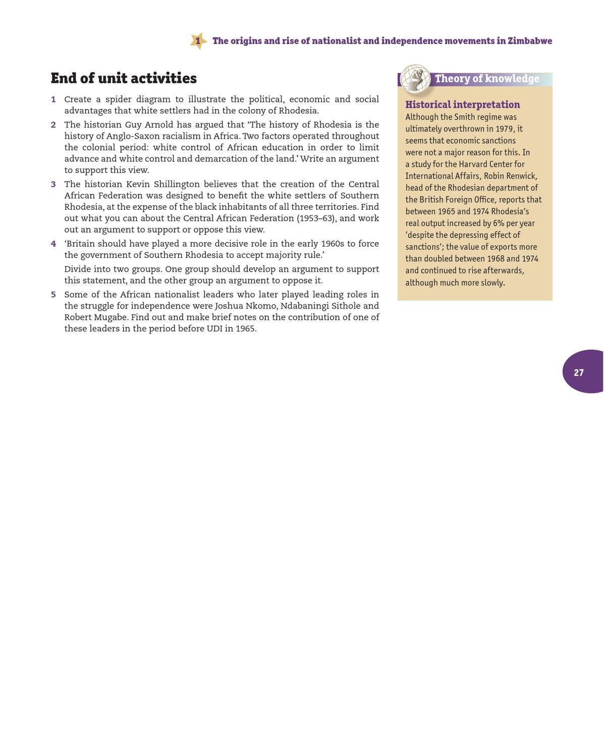 History for the IB Diploma: Nationalist and Independence Movements by ...