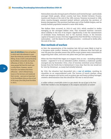 History for the IB Diploma: Peacemaking, Peacekeeping and International ...