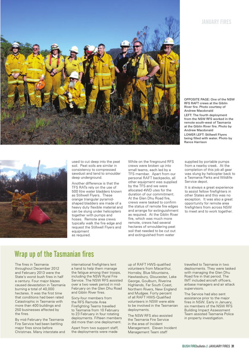 Bush Fire Bulletin Vol. 35 No. 1 (2013) by NSW Rural Fire Service - Issuu