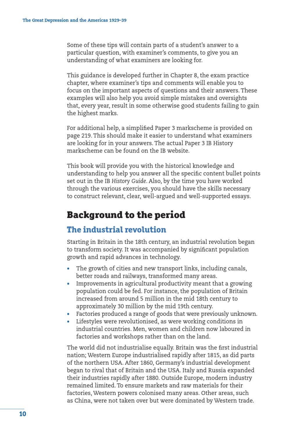 History for the IB Diploma: The Great Depression and the Americas 1929 ...