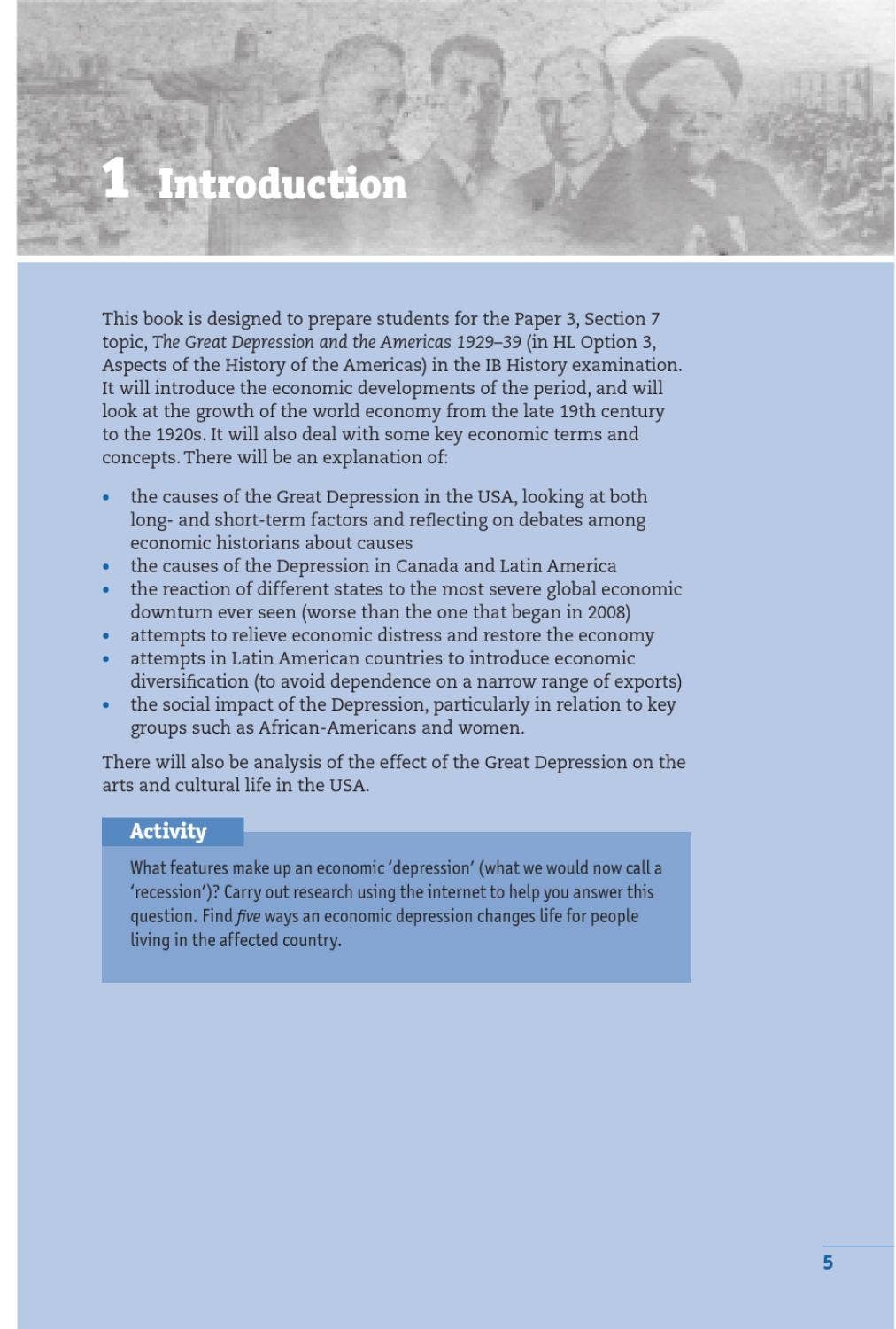 History for the IB Diploma: The Great Depression and the Americas 1929 ...