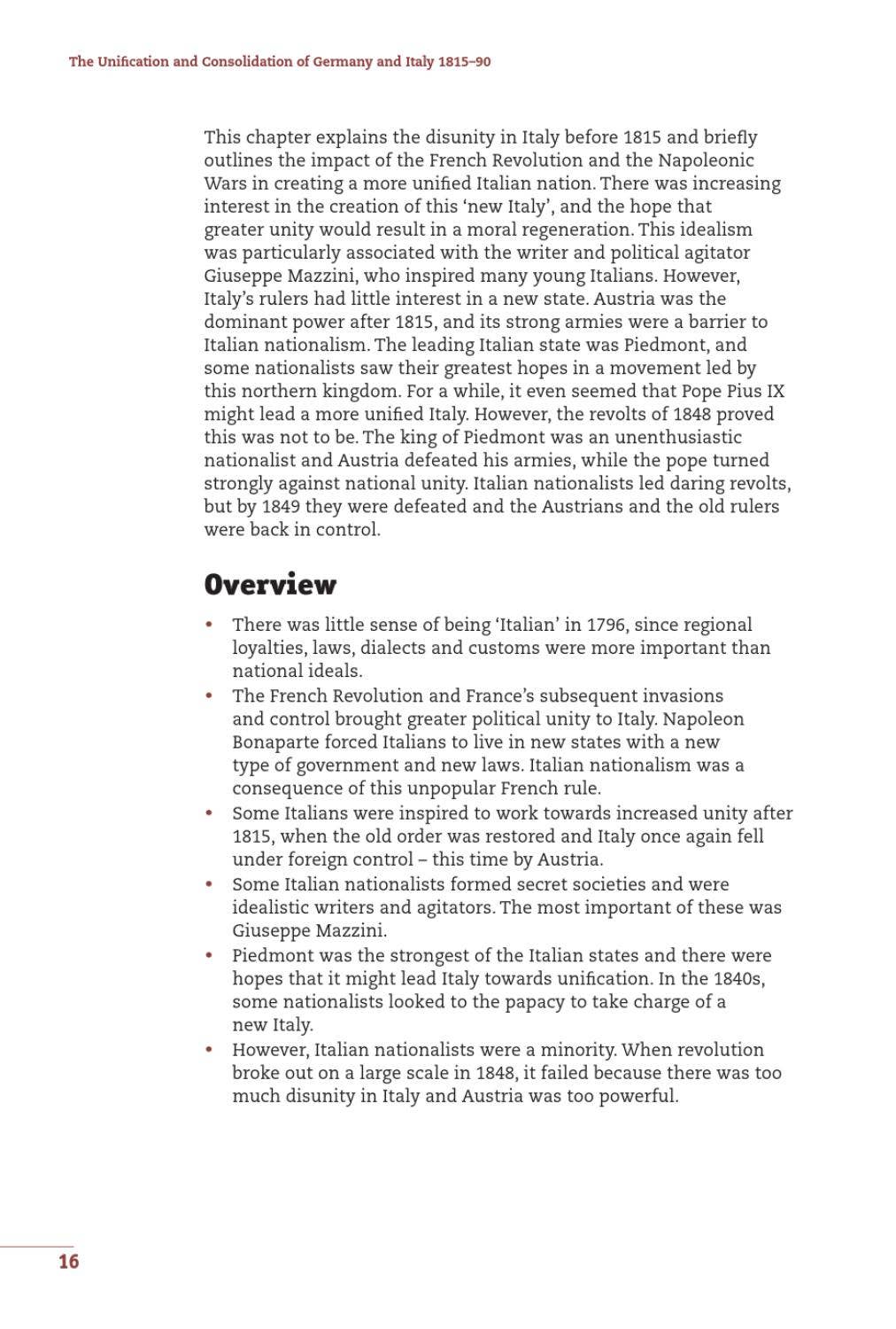 History for the IB Diploma: Unification and Consolidation of Germany ...