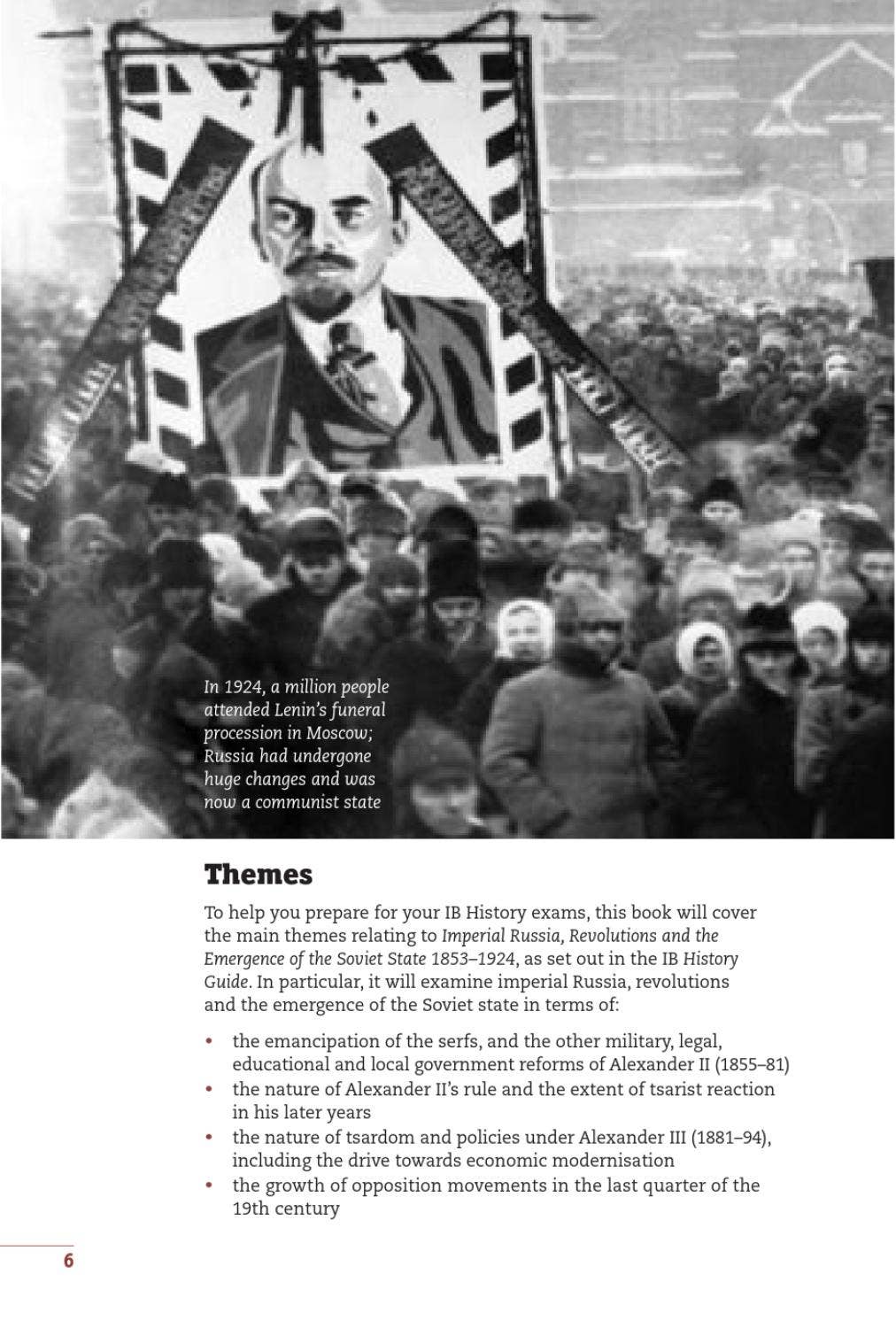 History for the IB Diploma: Imperial Russia, Revolutions and the ...