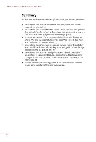 History for the IB Diploma: The Soviet Union and Eastern Europe 1924 ...