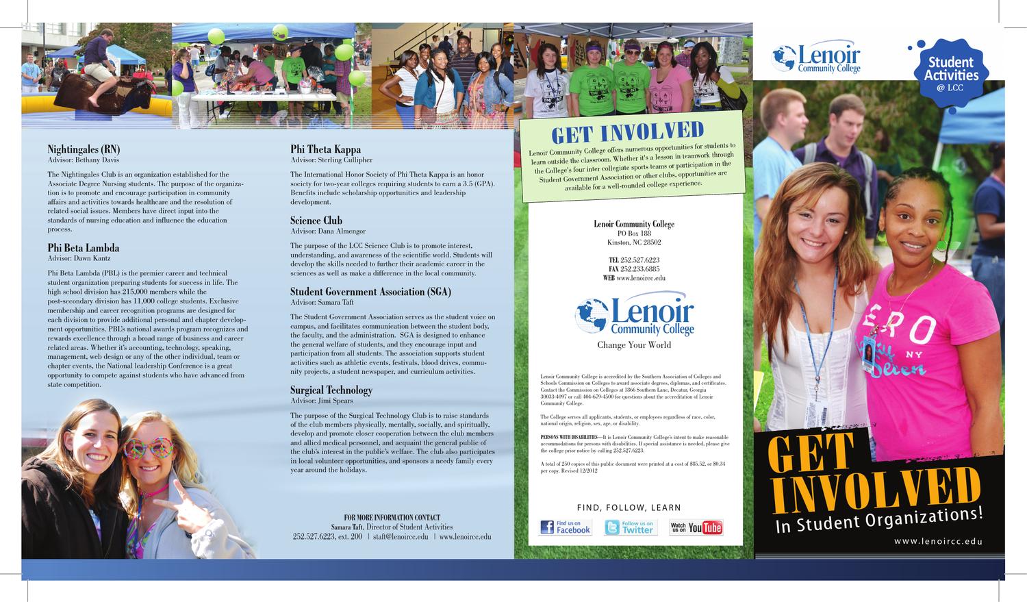 Student Activity Brochure by ARickard - Issuu