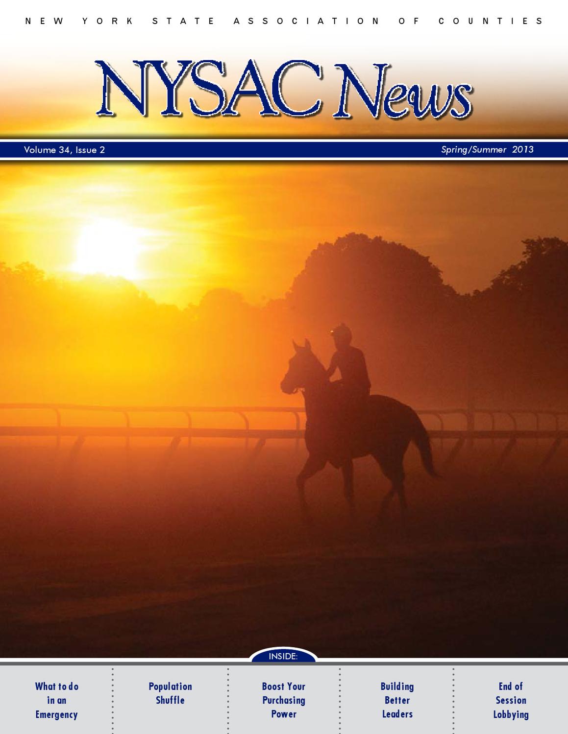 NYSAC News - Spring/Summer 2013 by NYS Association of Counties - Issuu