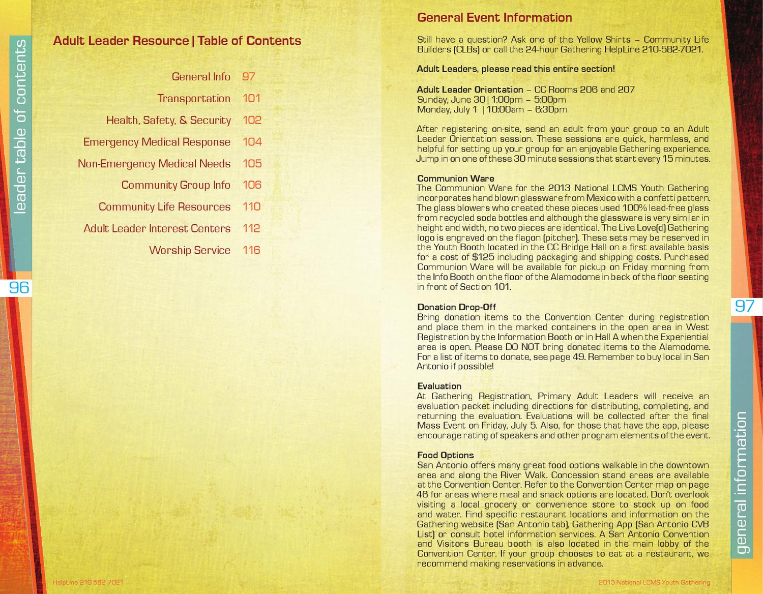 Guidebook: Adult Leader Guide by LCMS Youth Ministry - Issuu