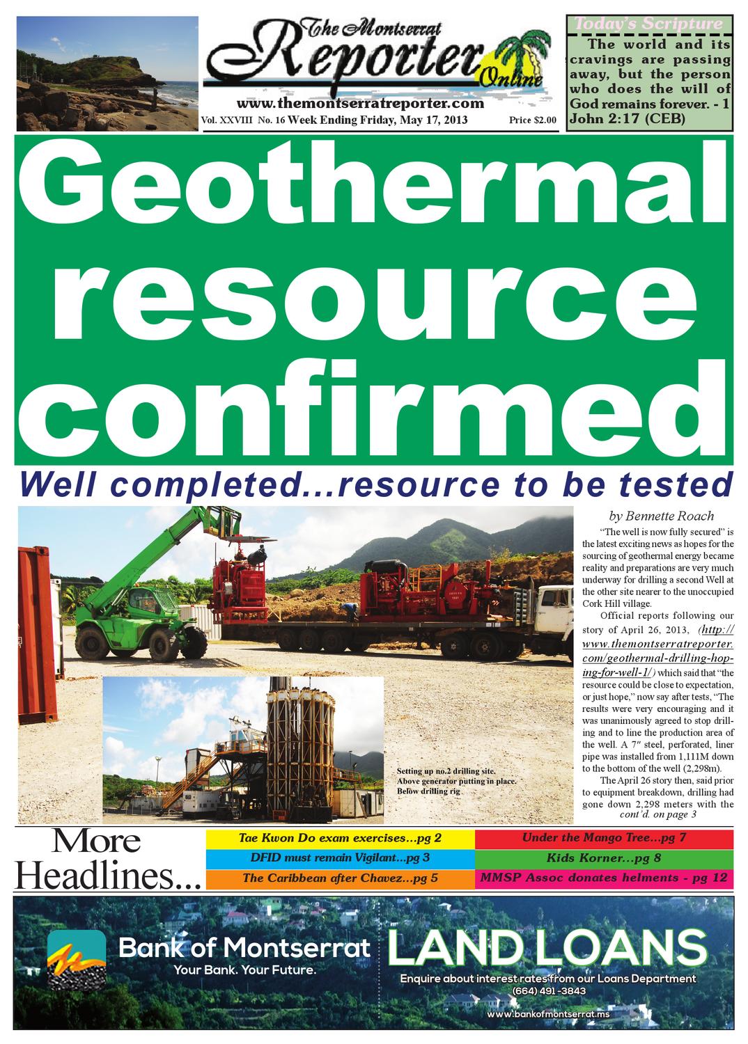The Montserrat Reporter - May 17 2013 by The Montserrat Reporter - Issuu