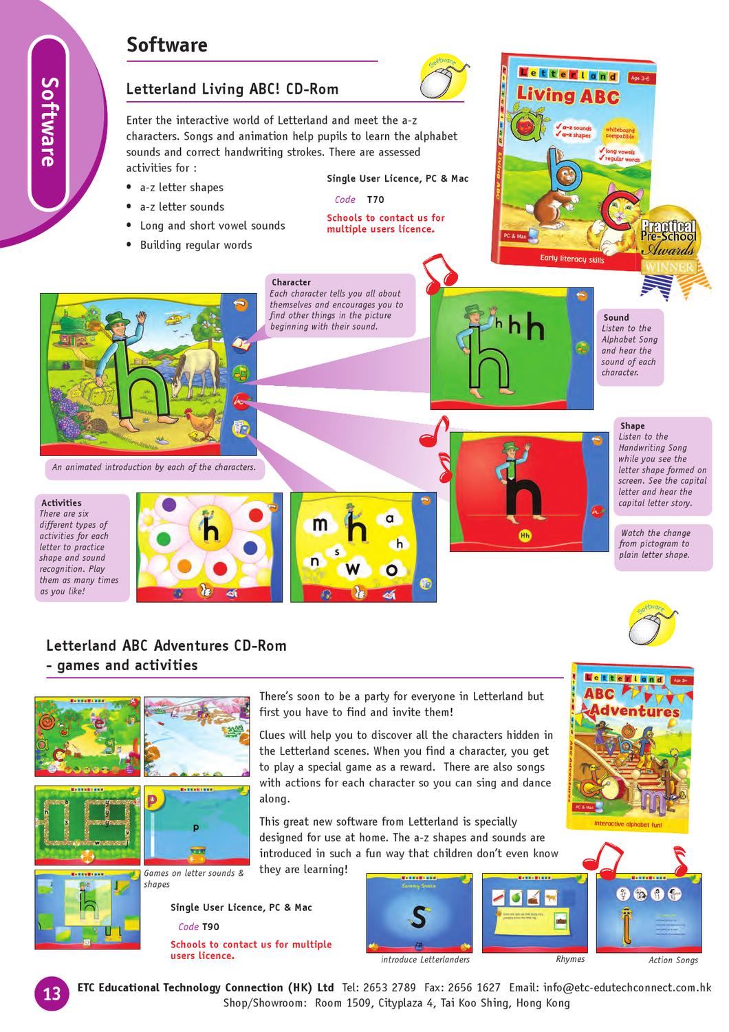 2012 HK Letterland Catalogue by ETC Educational Technology Connection ...