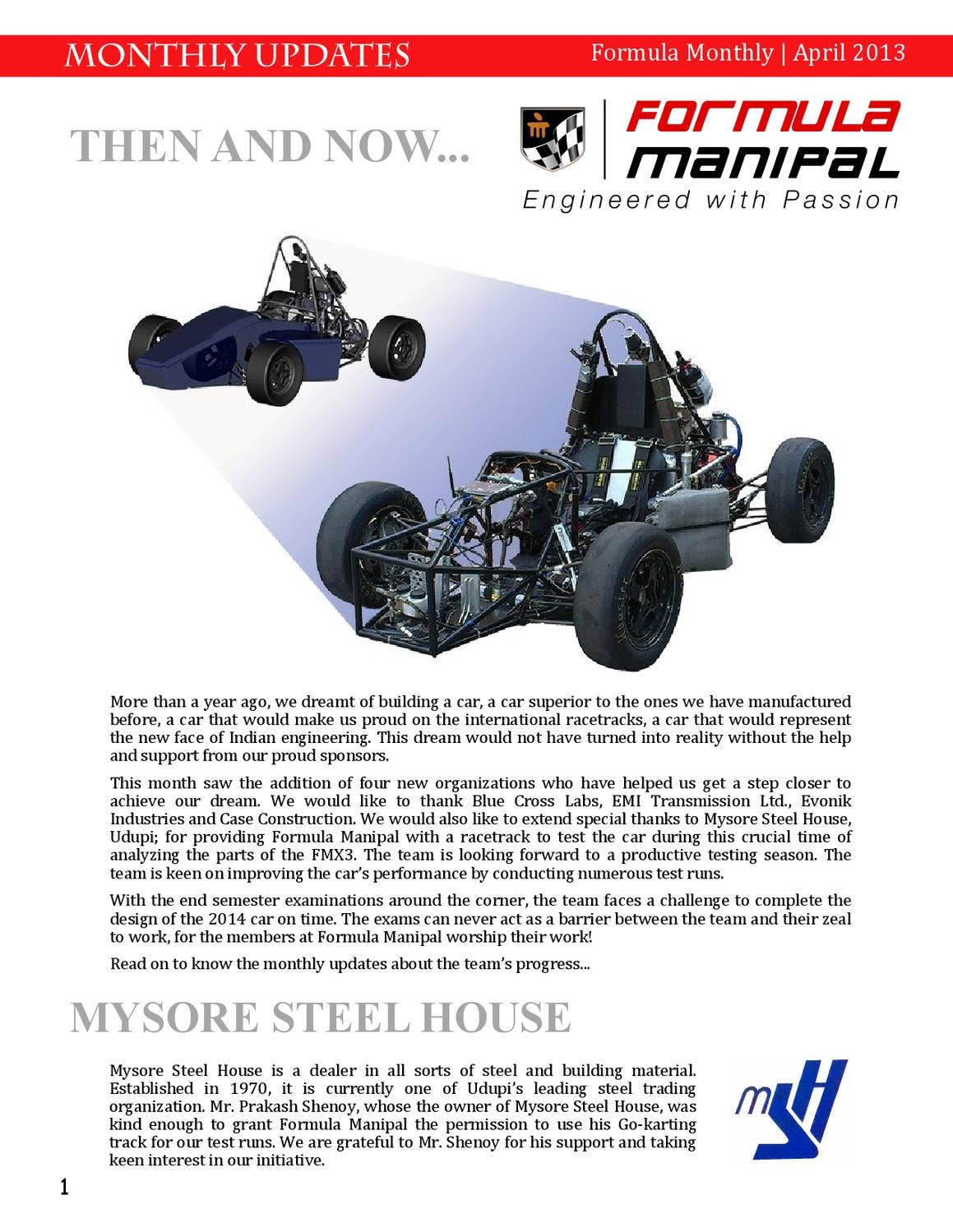 Formula Monthly - April 2013 by Formula Manipal - Issuu
