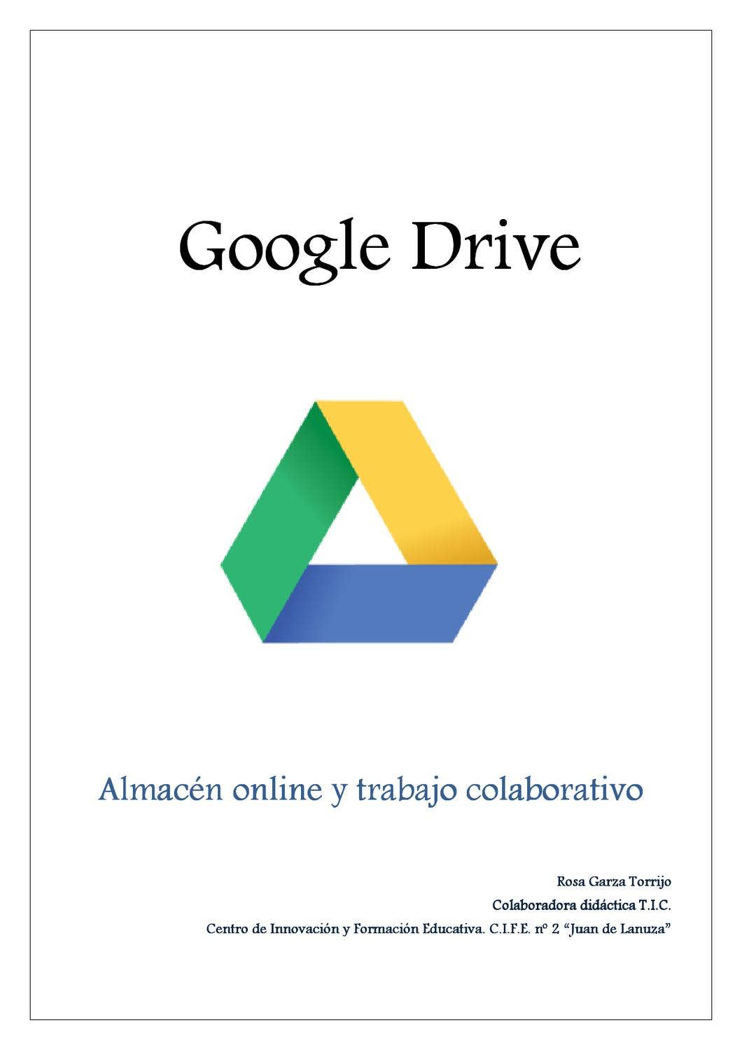 Manual Google Drive by rosa garza - Issuu
