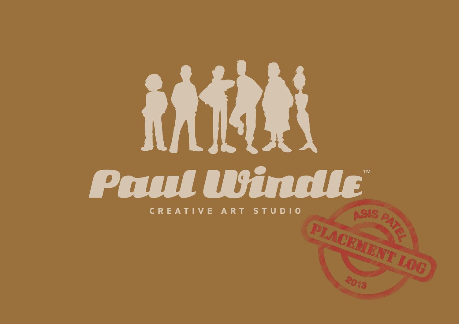 Paul Windle Creative Art Studio- Placement Log by Asis Patel - Issuu