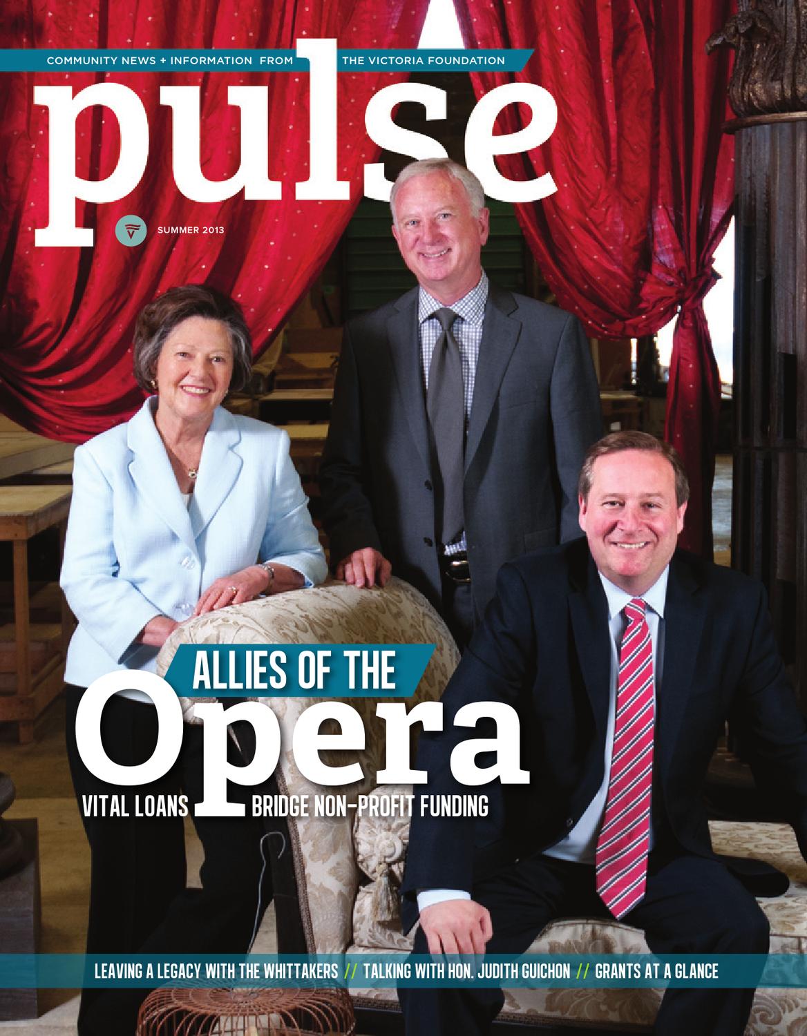 Pulse Magazine, Summer 2013 by Victoria Foundation - Issuu