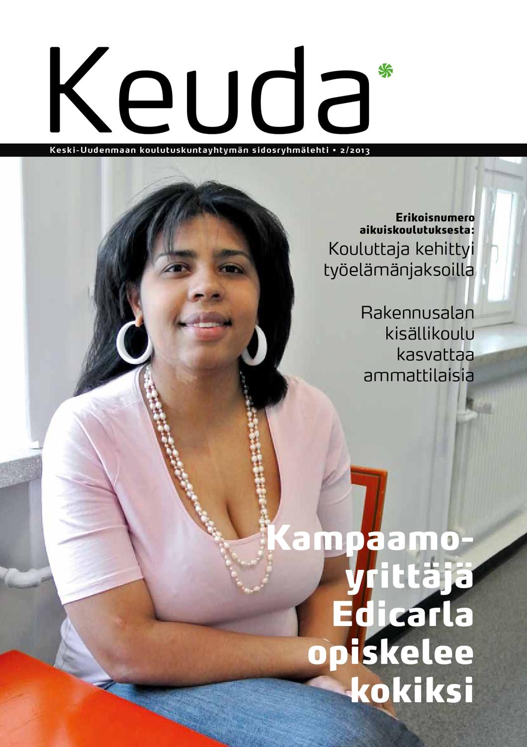 Keuda-lehti 2/13 by Keski-Uudenmaan koulutuskuntayhtymä Keuda - Issuu