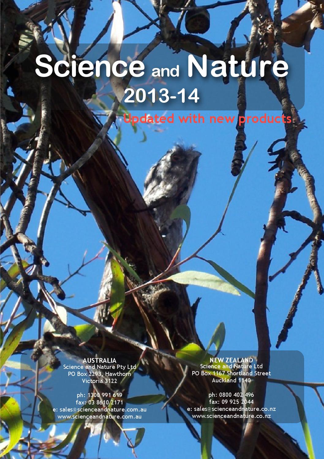 Catalogue 2013 14 by Science and Nature Pty Ltd - Issuu
