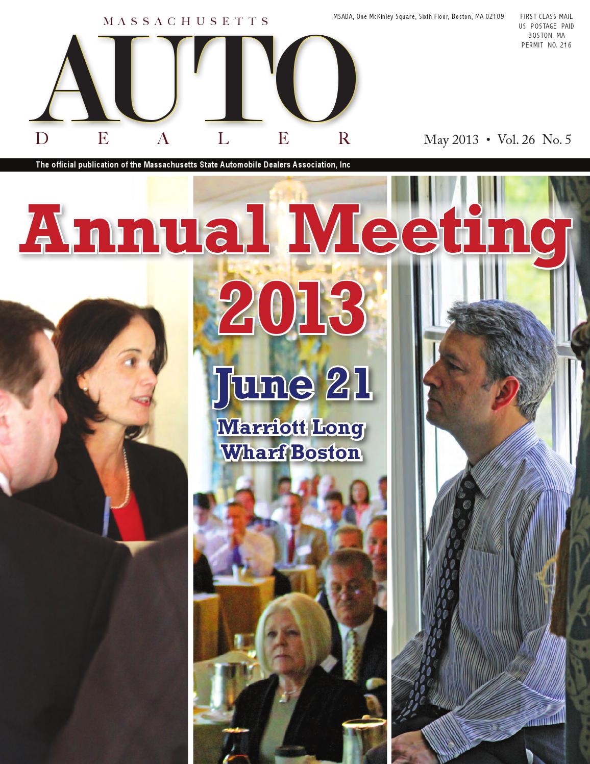 May Auto Dealer Magazine by Massachusetts State Automobile Dealers ...