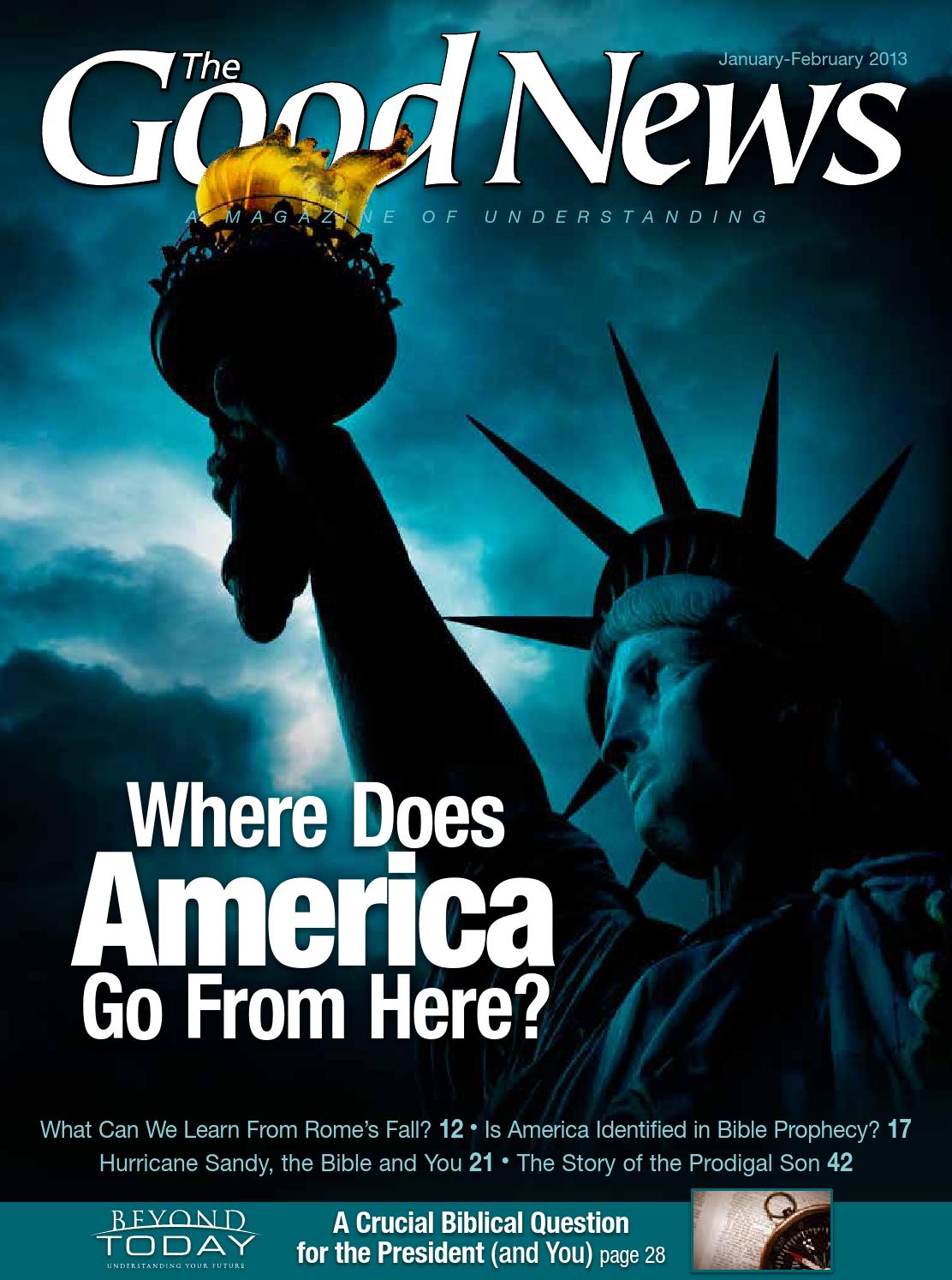 The Good News Magazine - January/February 2013 by United Church of God ...
