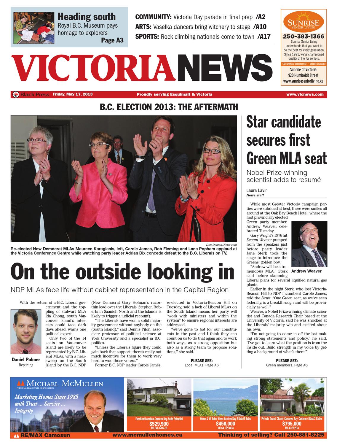 Special Features - Victoria News May 17,2013 by Black Press Media Group ...