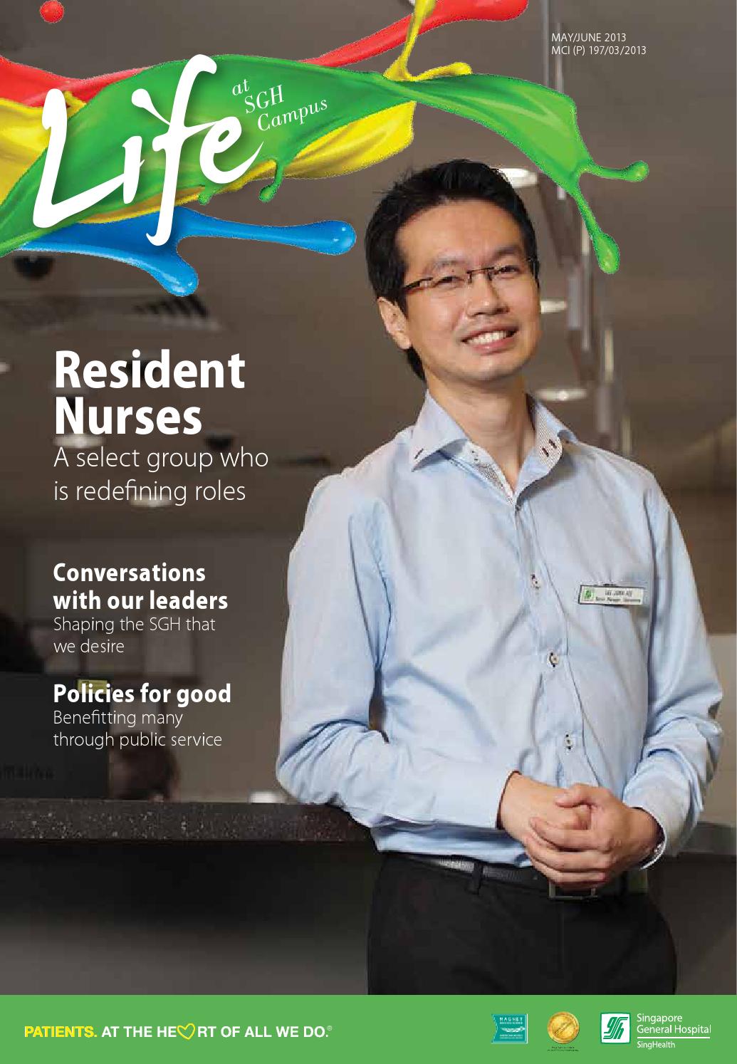 Life @ SGH campus #5 May/June 2013 by Singapore General Hospital - Issuu
