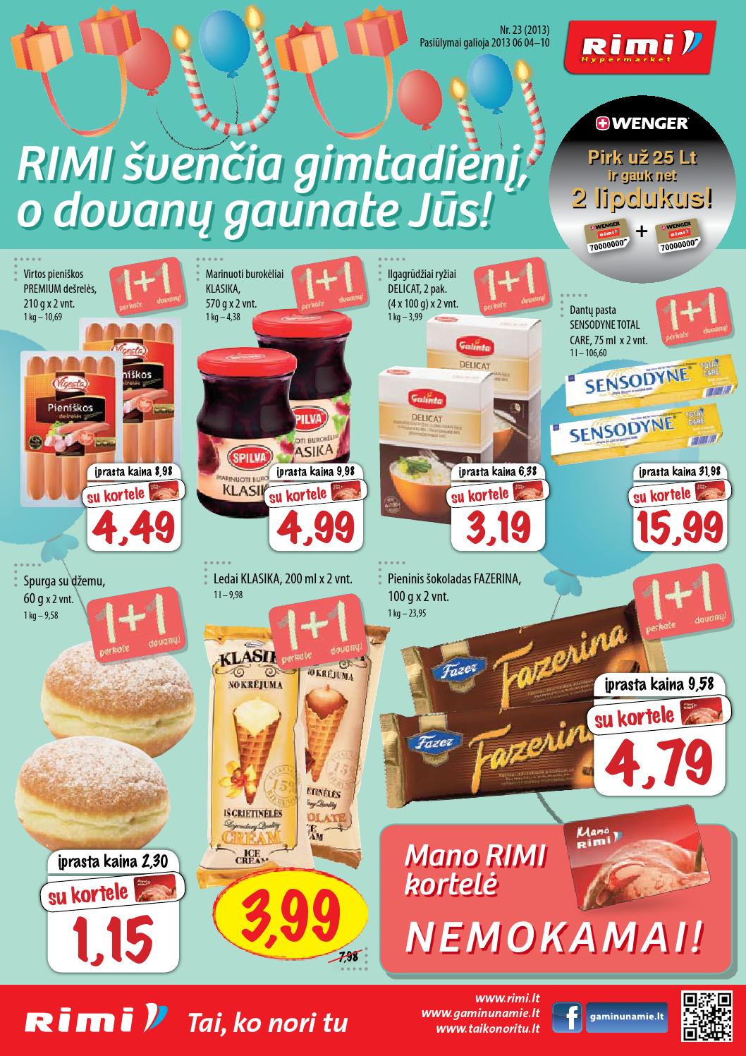 Rimi leidinys Nr.23-2013 by Rimi - Issuu