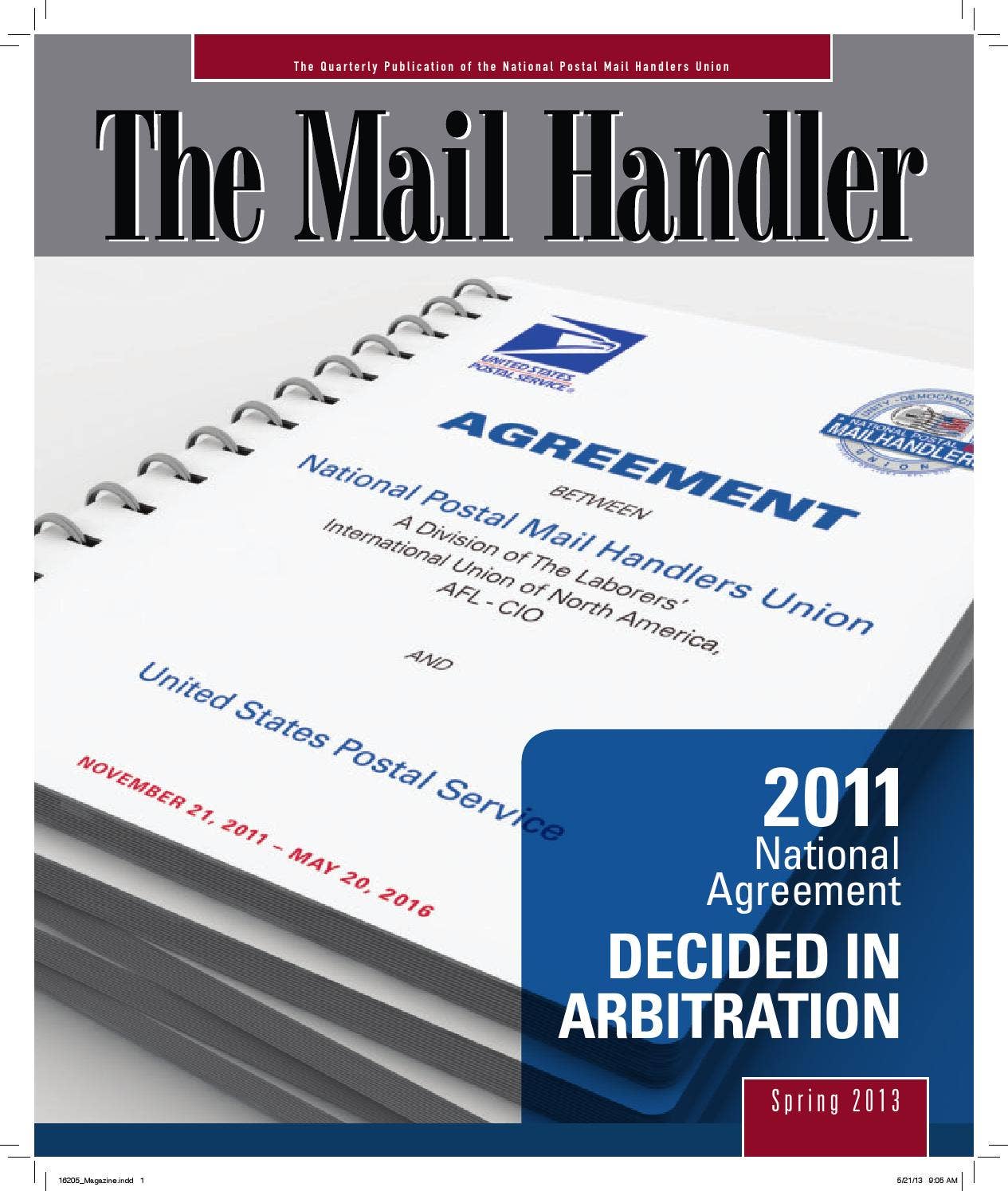 The Mail Handler Spring 2013 by National Postal Mail Handlers Union - Issuu