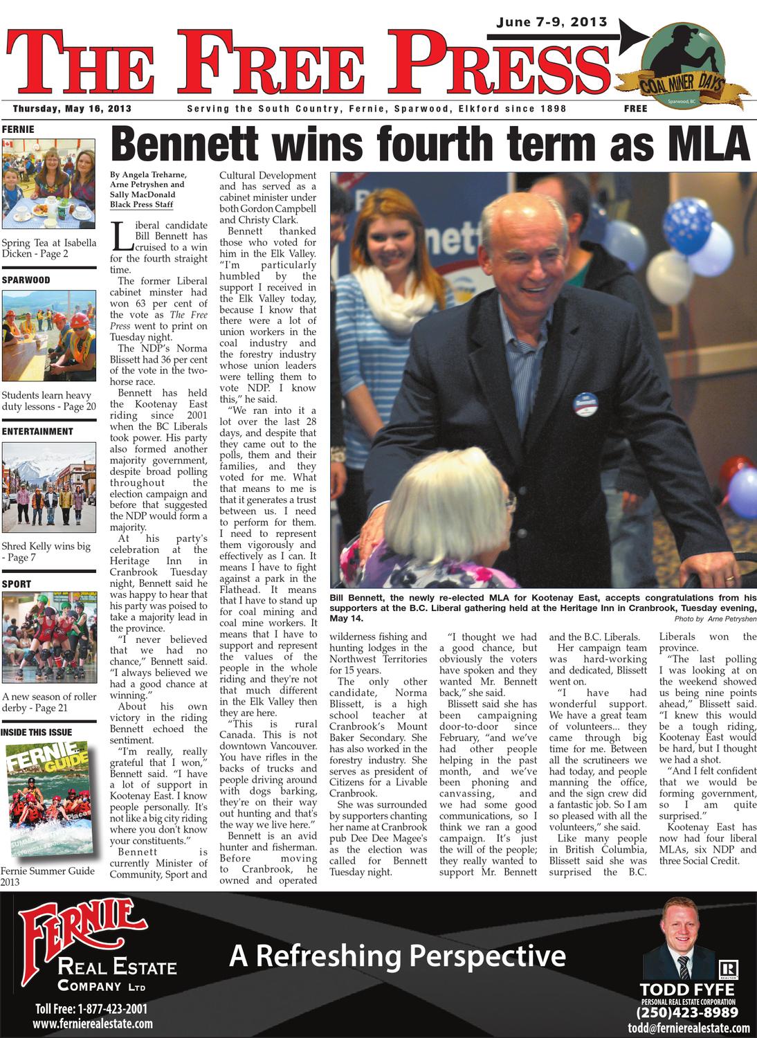 The Free Press, May 16, 2013 by Black Press Media Group - Issuu