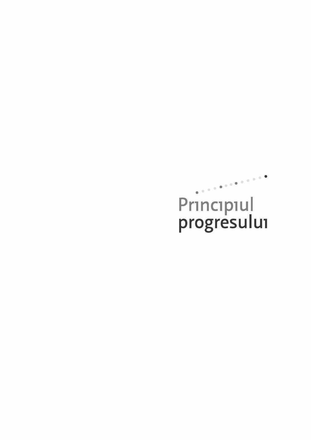 Principiul progresului by Editura Publica - Issuu