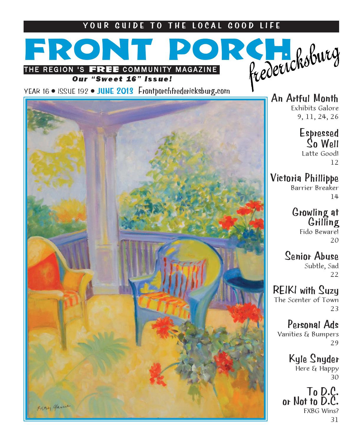 June 2013 - Front Porch Fredericksburg by Virginia Grogan - Issuu