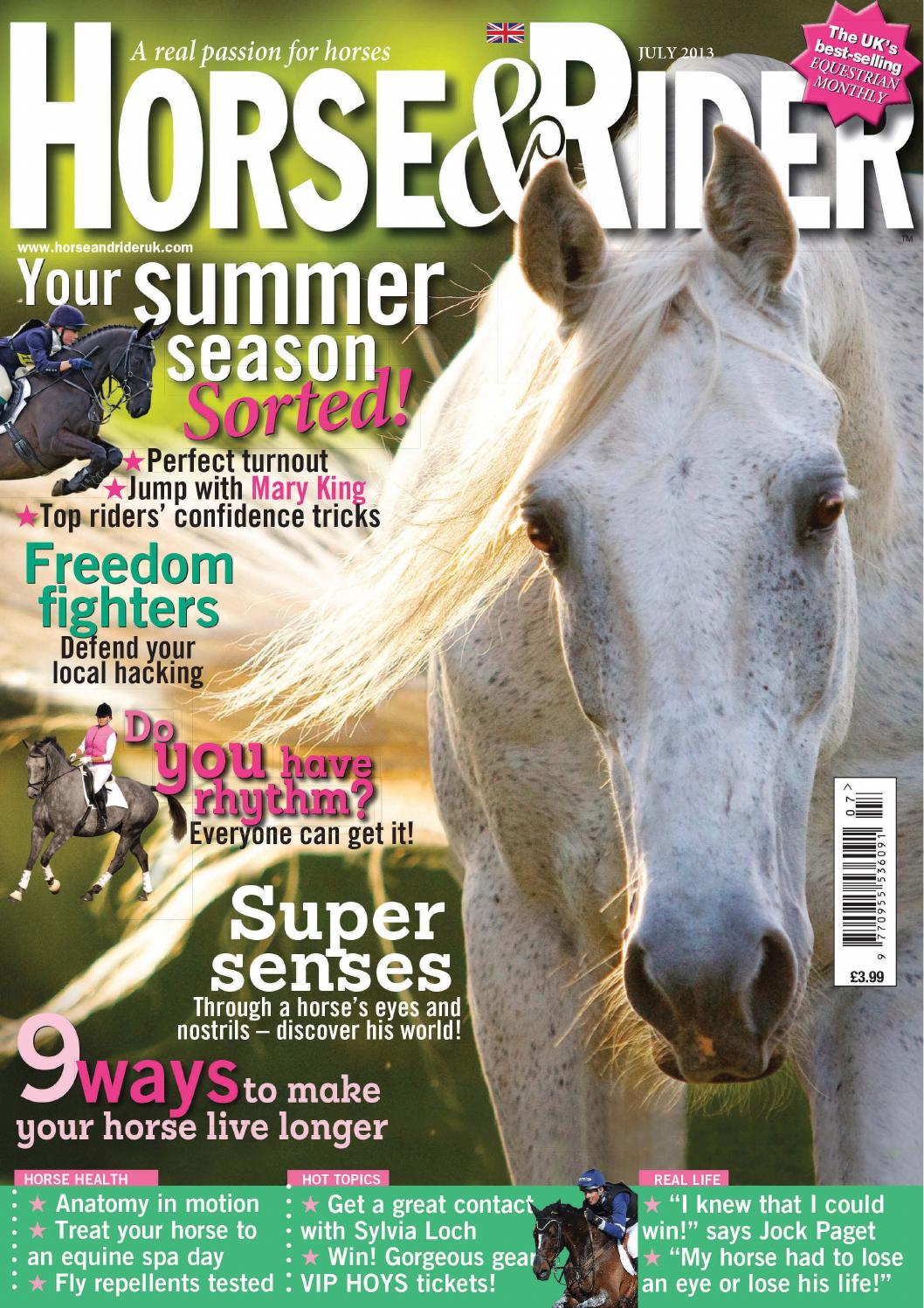 Horse&Rider magazine - July 2013 by DJ Murphy (Publishers) Ltd - Issuu