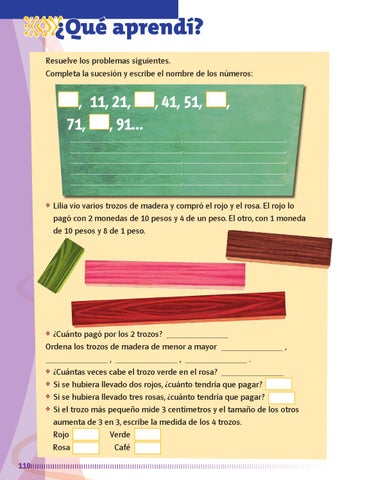 Matemáticas 1er. Grado by Rarámuri - Issuu