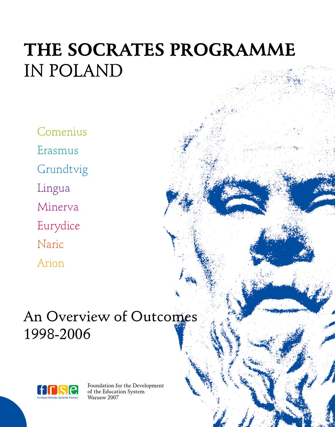 The Socrates programme in Poland. An overview of Outcomes 1998-2006 by ...