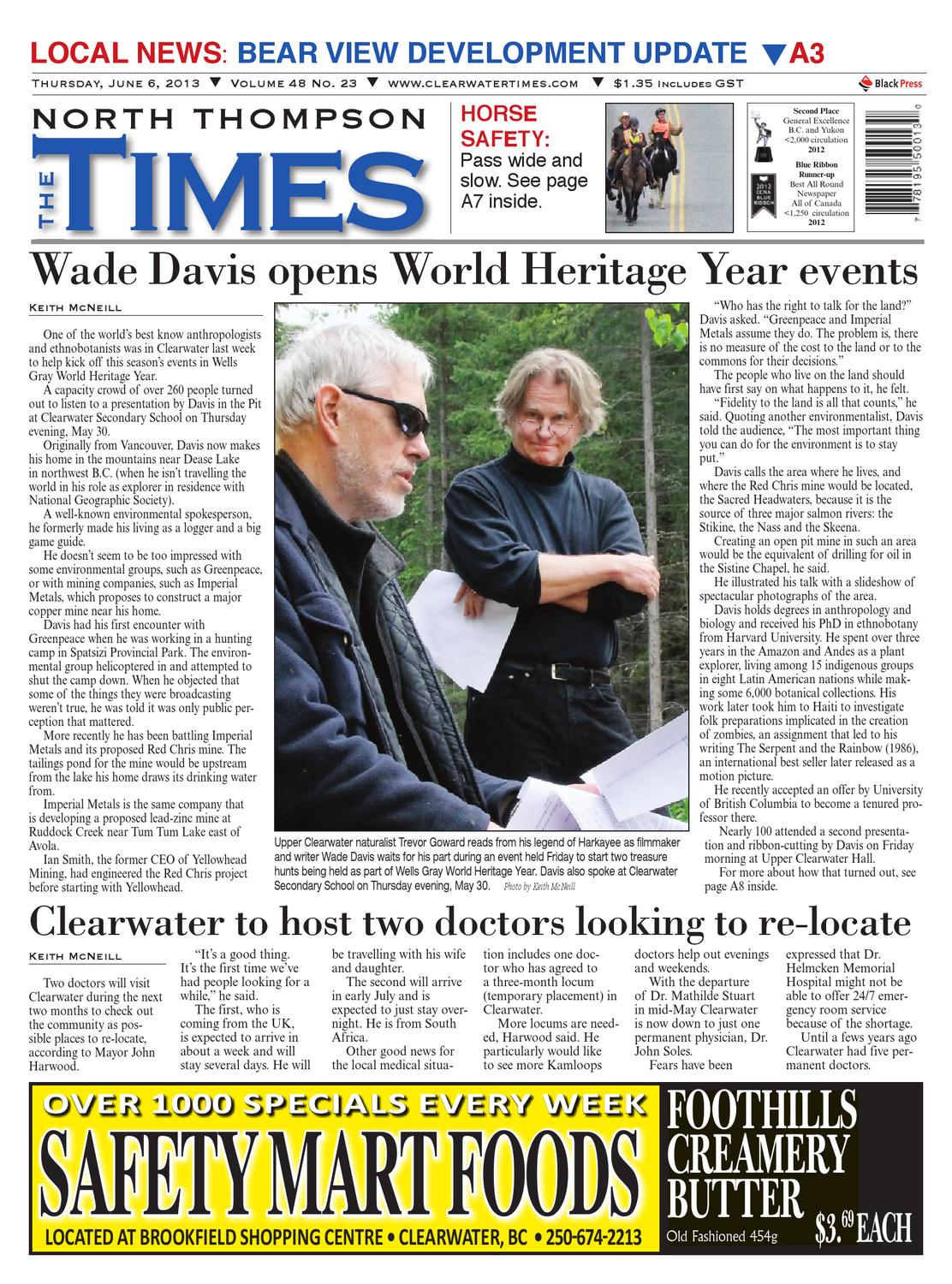 Clearwater Times, June 06, 2013 by Black Press Media Group - Issuu