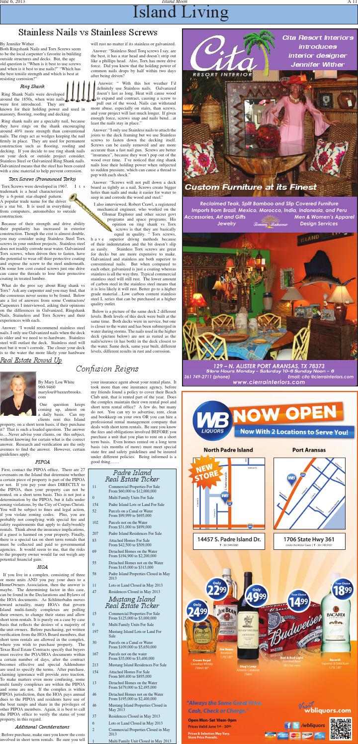 Island moon 6 5 2013 section b by Mary Craft - Issuu