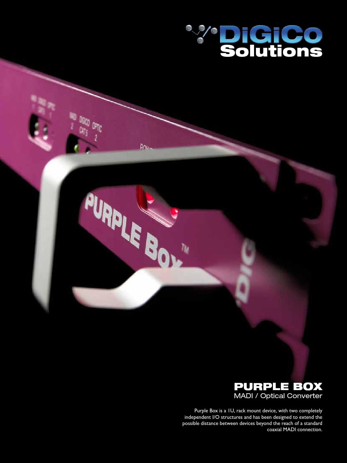 Digico purple box brochure by Maria Fiorellino - Issuu