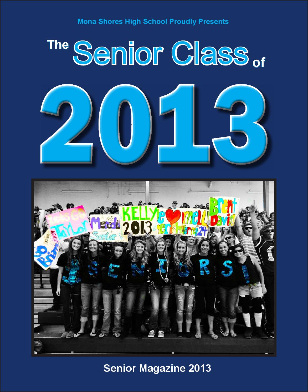 Senior magazine 2013 by Warren Kent III - Issuu