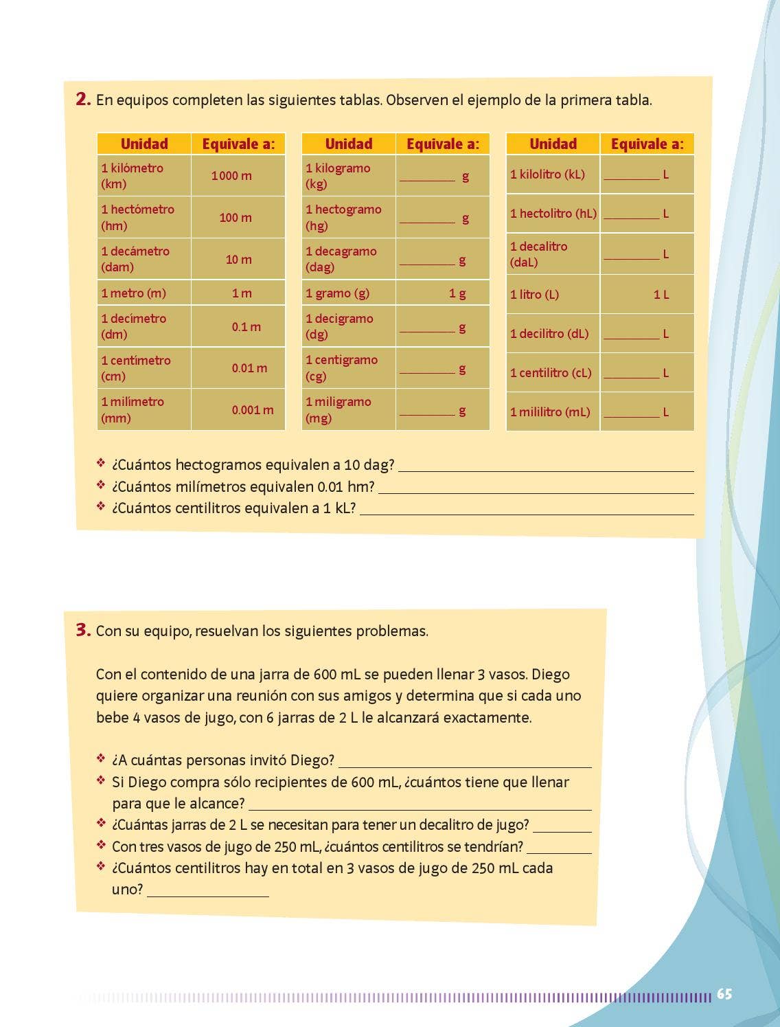 Matemáticas 5o. Grado by Rarámuri - Issuu