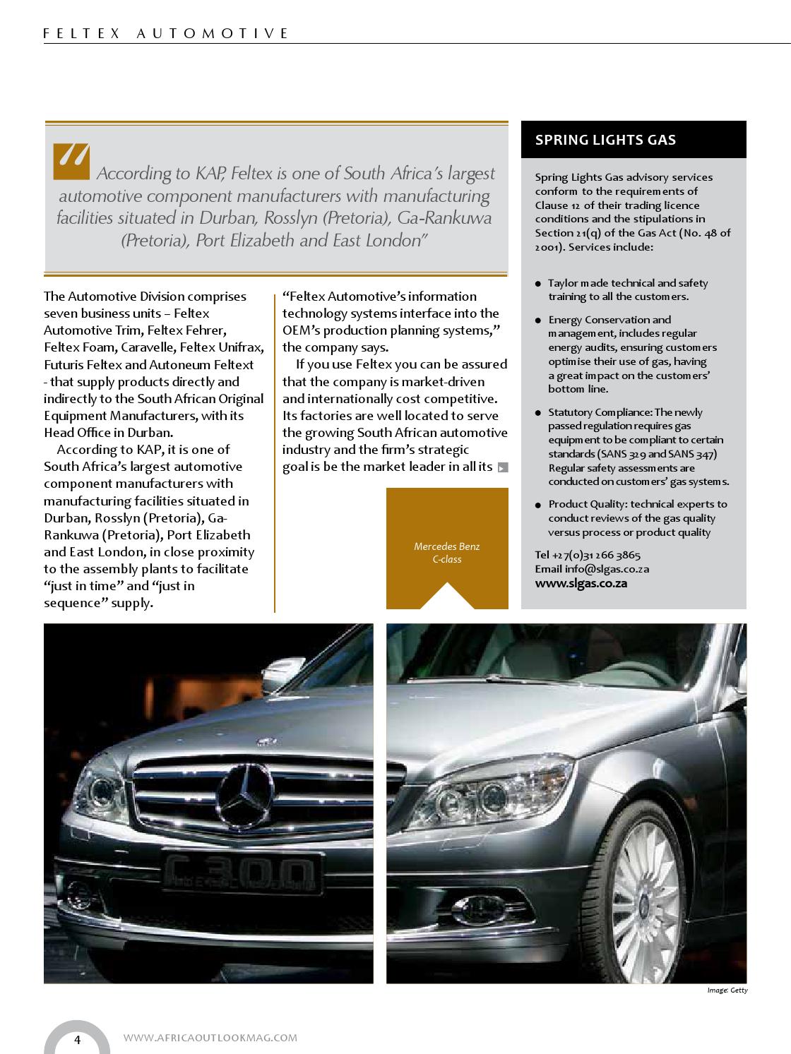 FELTEX AUTOMOTIVE by Outlook Publishing - Issuu