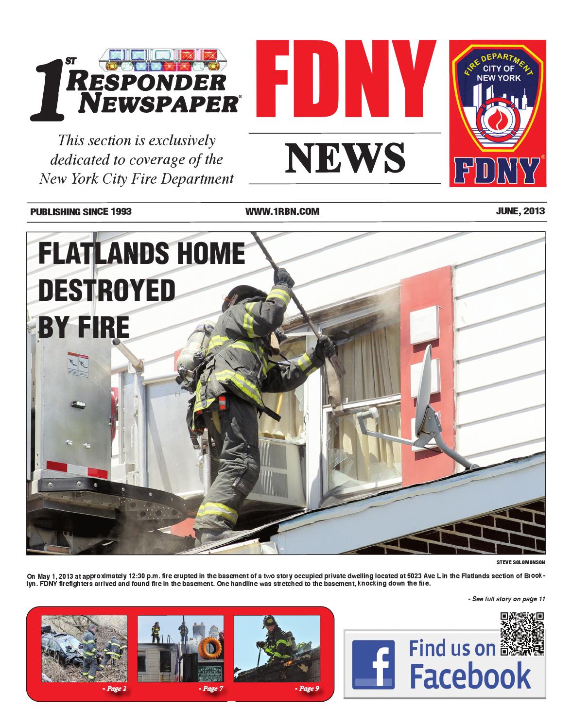 1st Responder Newspaper FDNY June Edition by Belsito Communications Inc ...