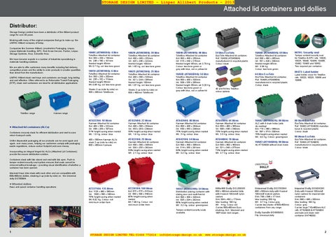 Sdl linpac allibert catalogue 2013 by Storage Design Limited - Issuu